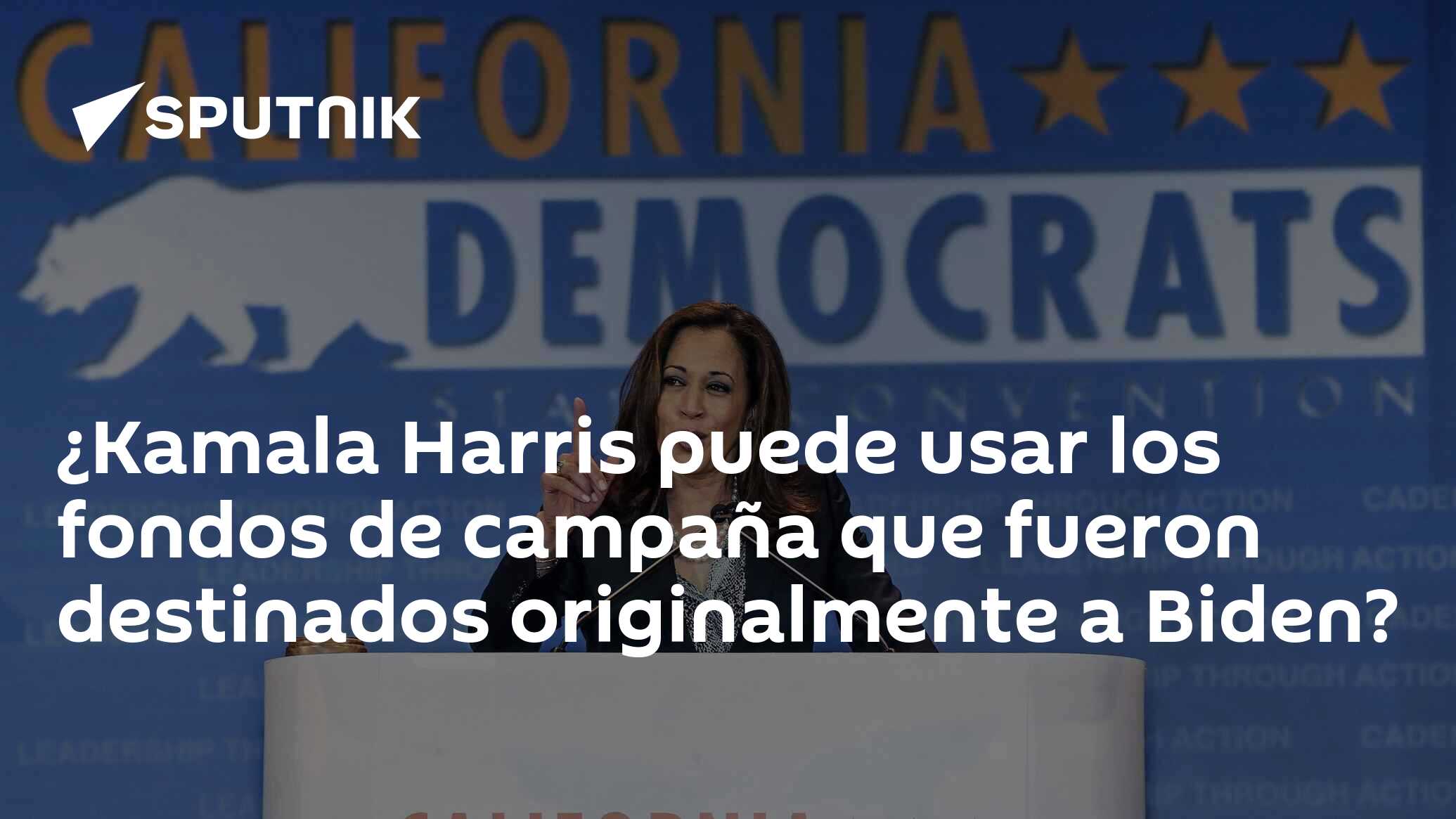 ¿kamala Harris Puede Usar Los Fondos De Campaña Que Fueron Destinados