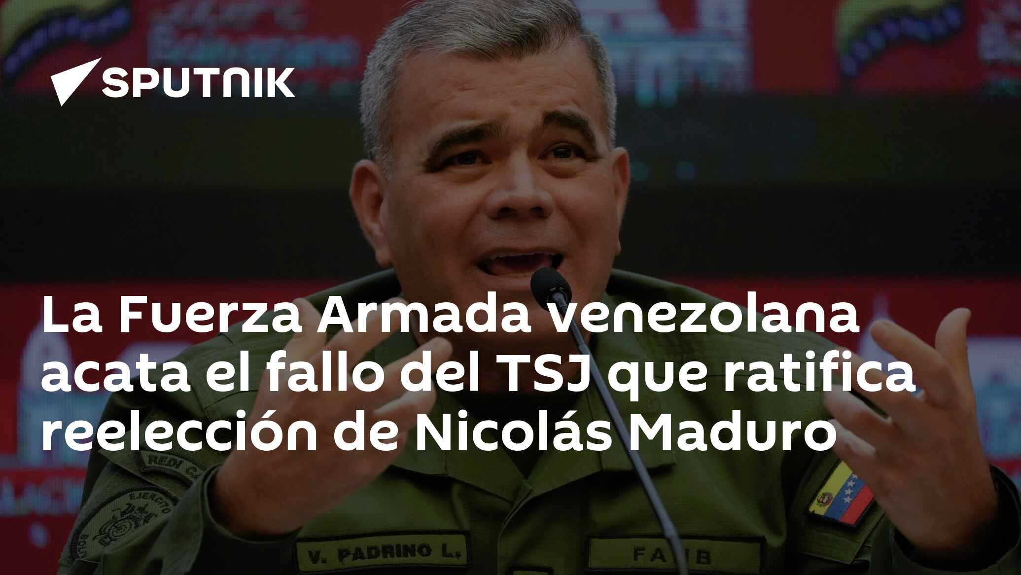 La Fuerza Armada venezolana acata el fallo del TSJ que ratifica ...
