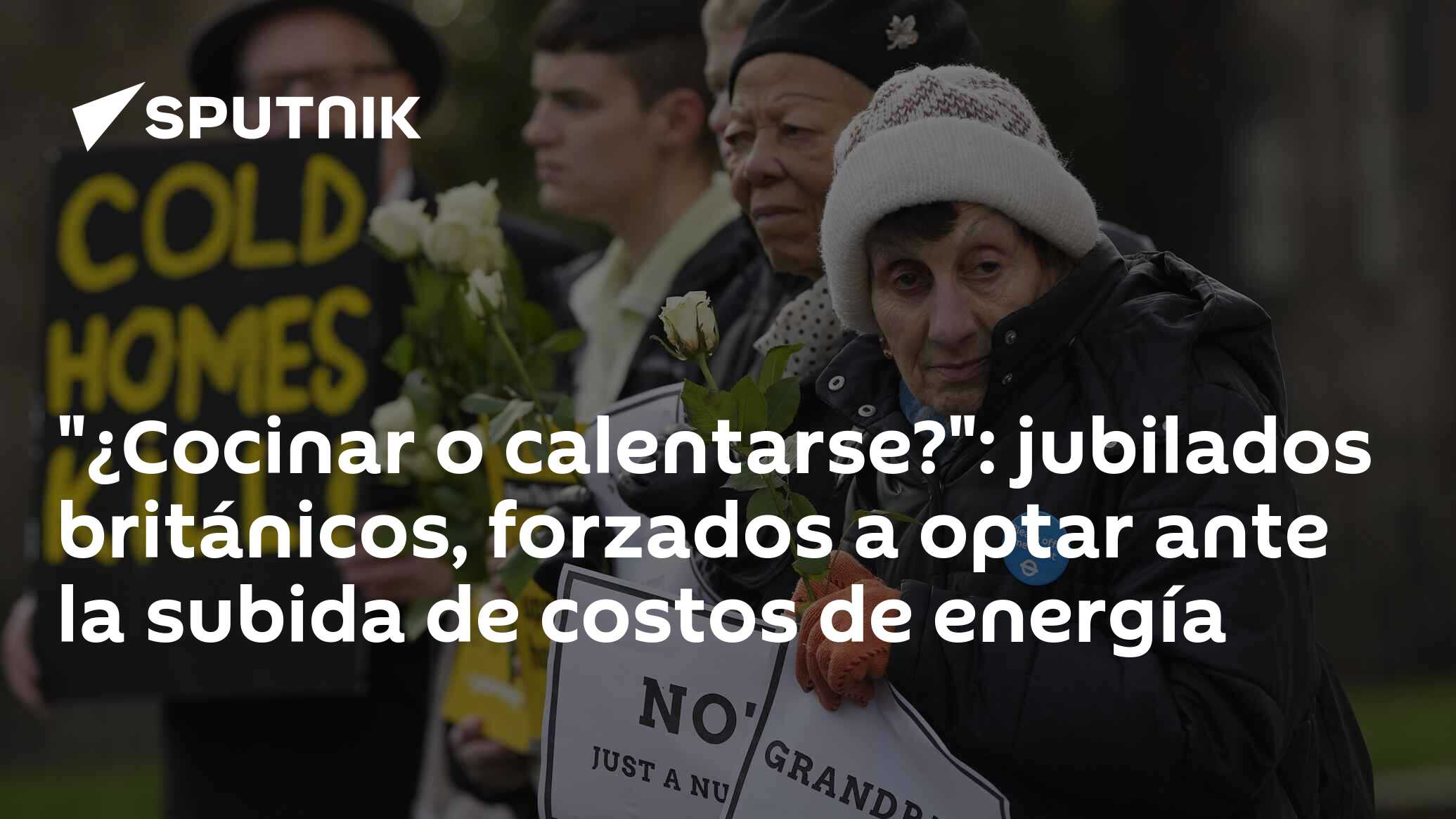 "¿Cocinar o calentarse?": jubilados británicos, forzados a optar ante ...