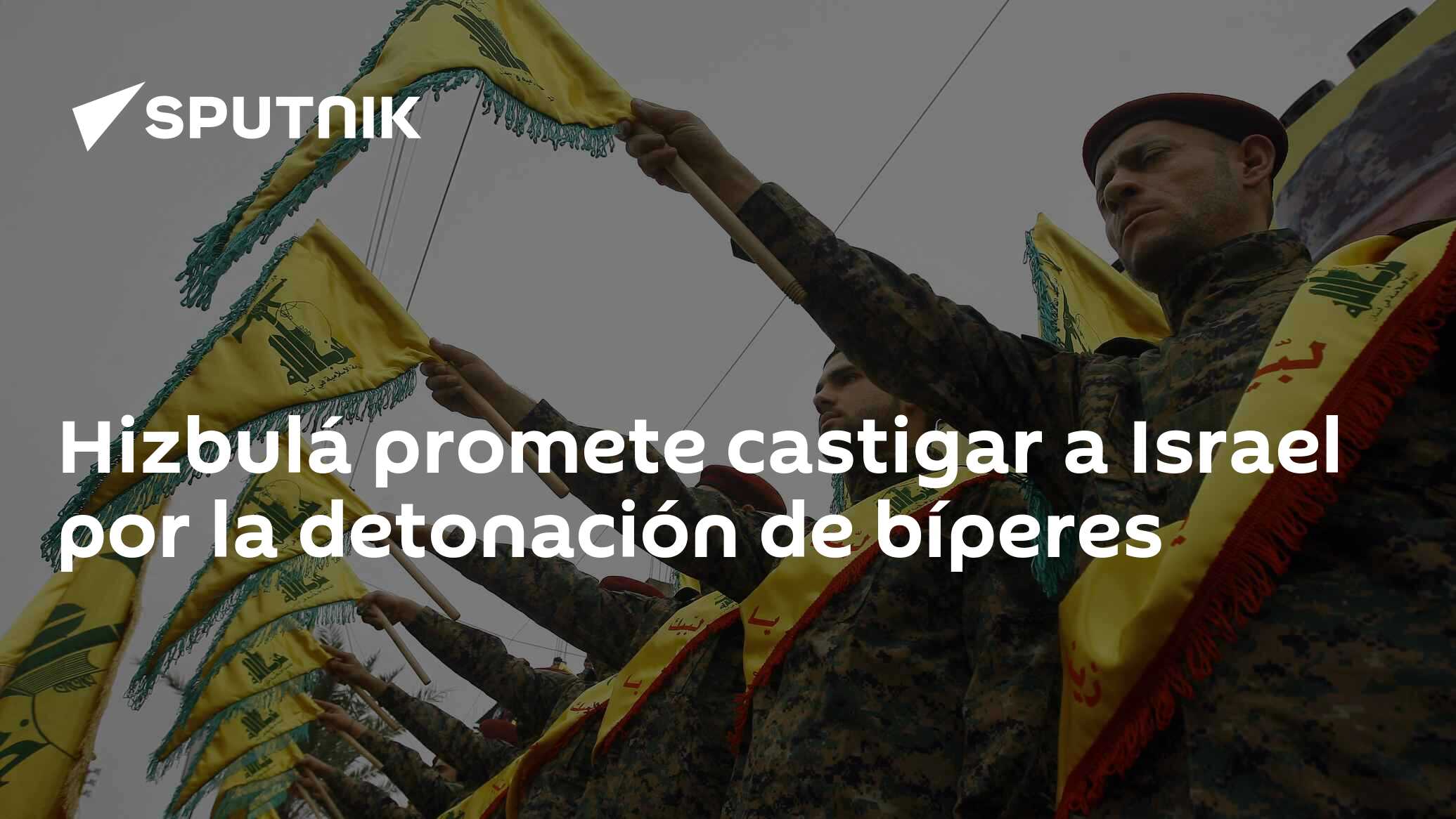 Hizbulá promete castigar a Israel por la detonación de bíperes - 17.09. ...
