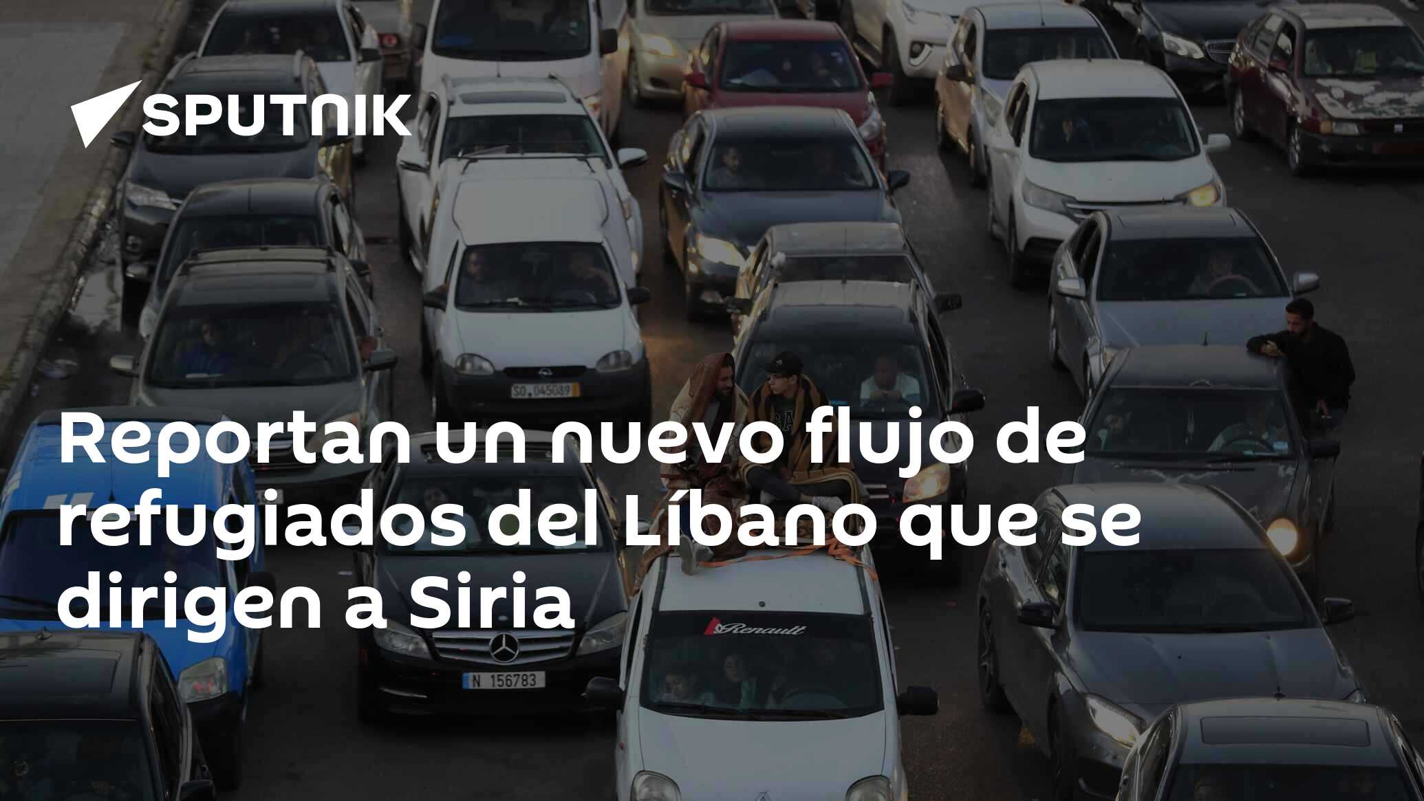 Reportan un nuevo flujo de refugiados del Líbano que se dirigen a Siria ...