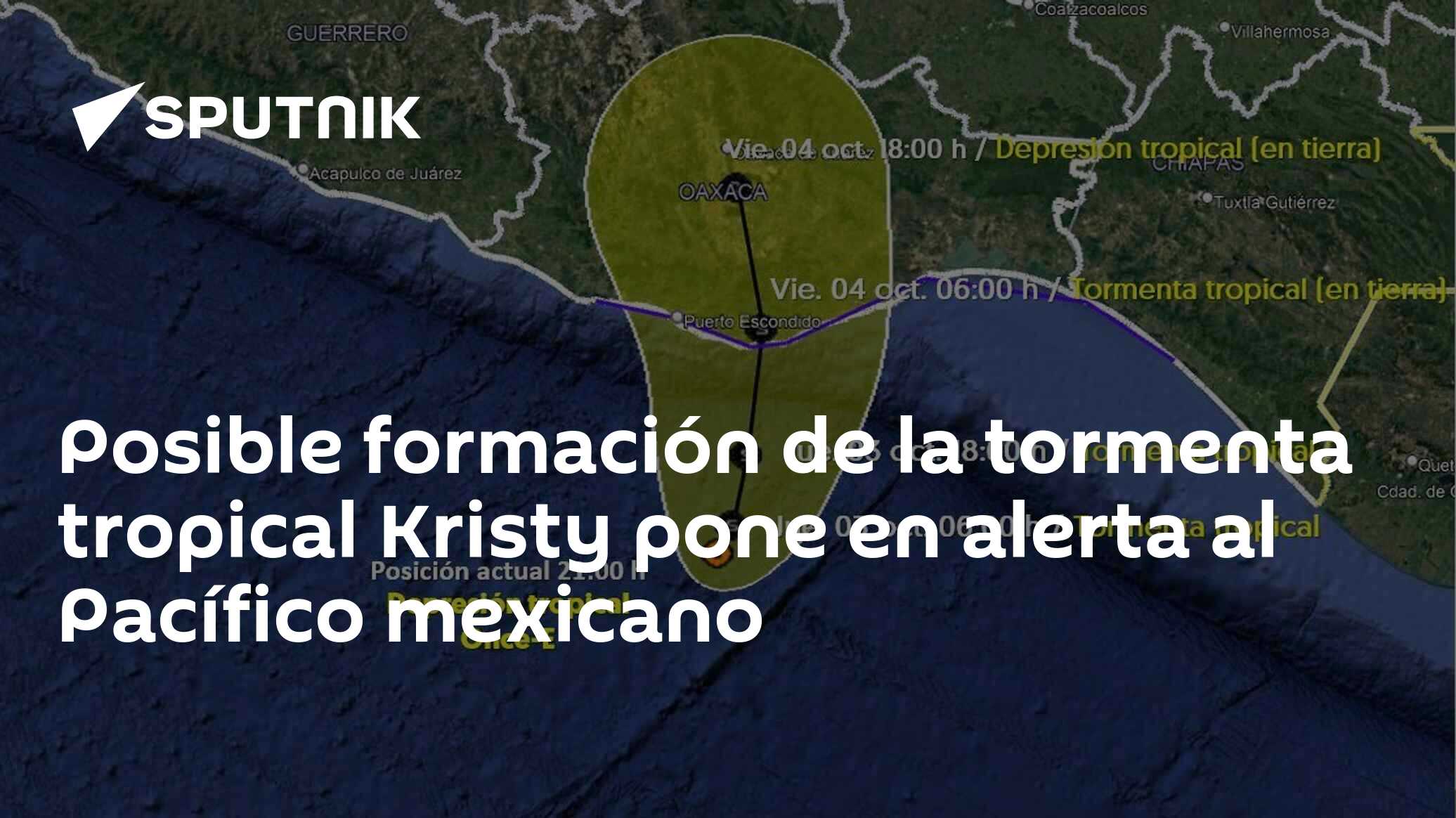 Posible formación de la tormenta tropical Kristy pone en alerta al Pacífico mexicano - 03.10. ...