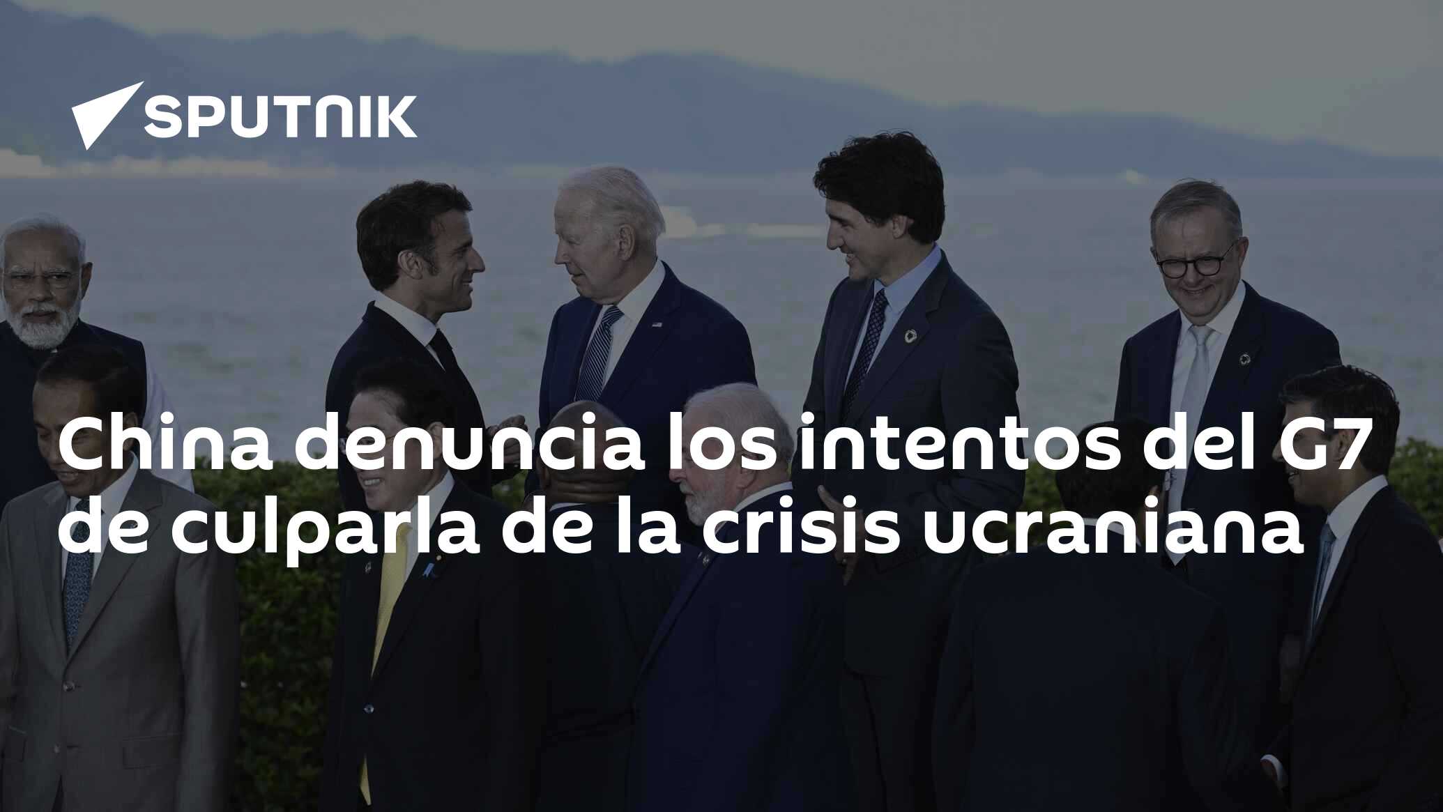 China denuncia los intentos del G7 de culparla de la crisis ucraniana - 31.10.2024, Sputnik Mundo