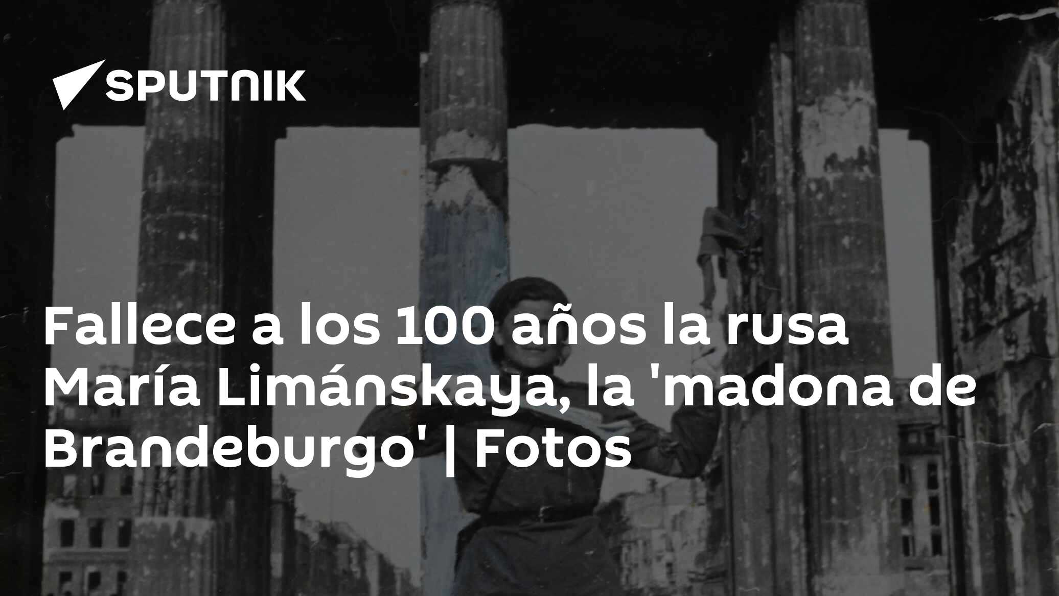 Fallece a los 100 años la rusa María Limánskaya, la 'madona de ...
