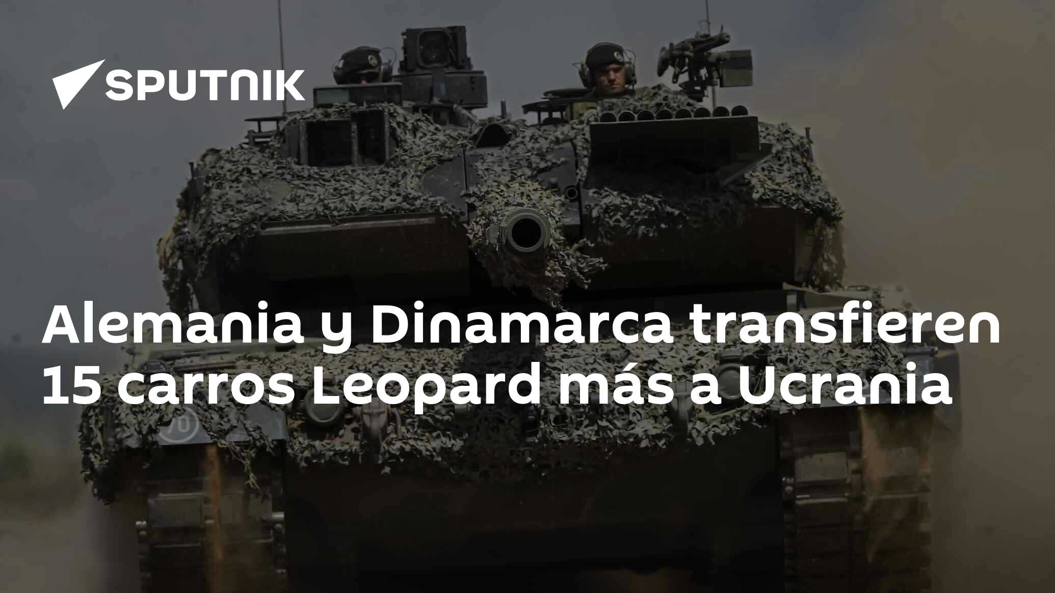 Alemania y Dinamarca transfieren 15 carros Leopard más a Ucrania - 23.12.2024, Sputnik Mundo