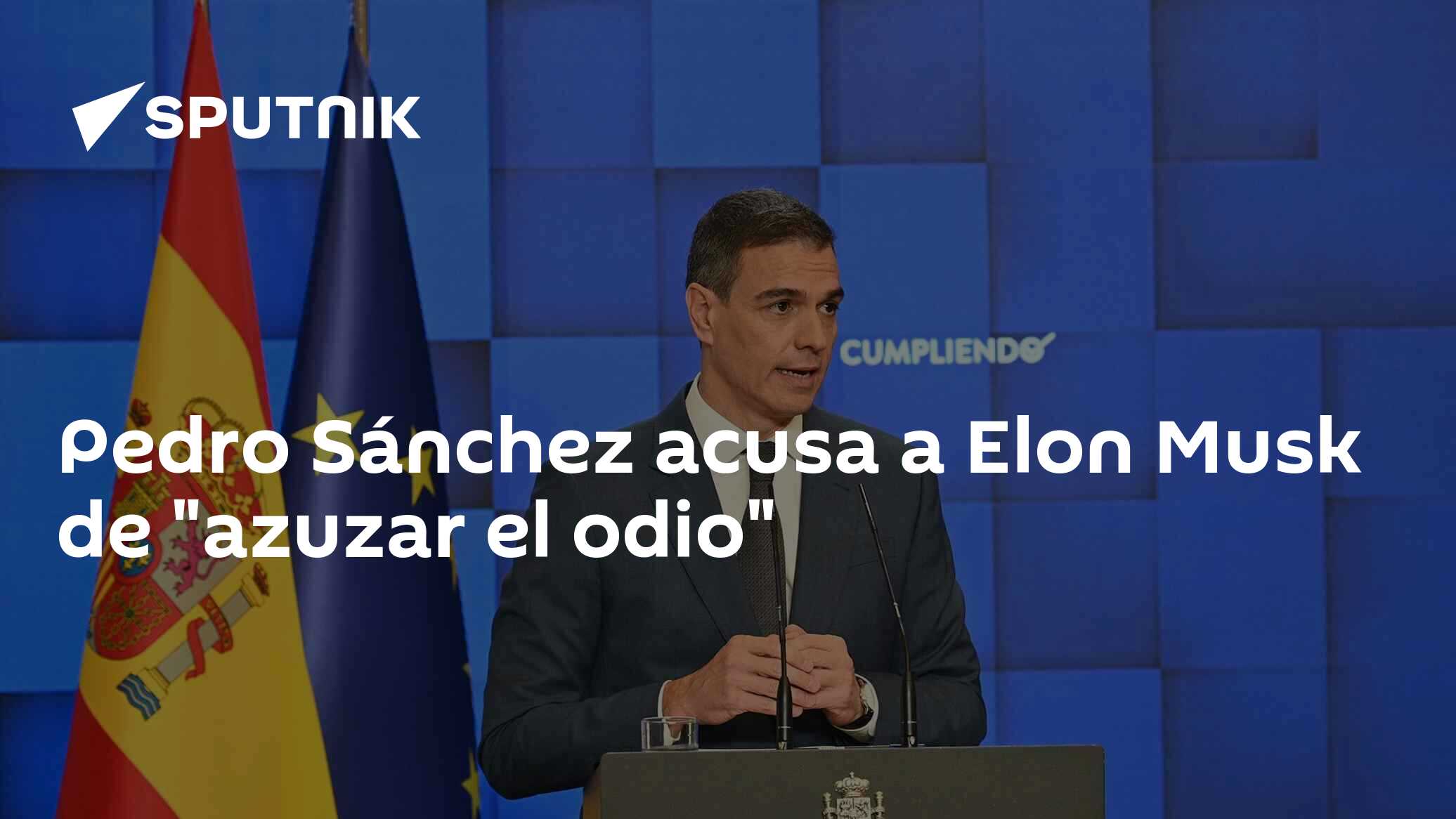 Pedro Sánchez acusa a Elon Musk de "azuzar el odio" - 08.01.2025 ...