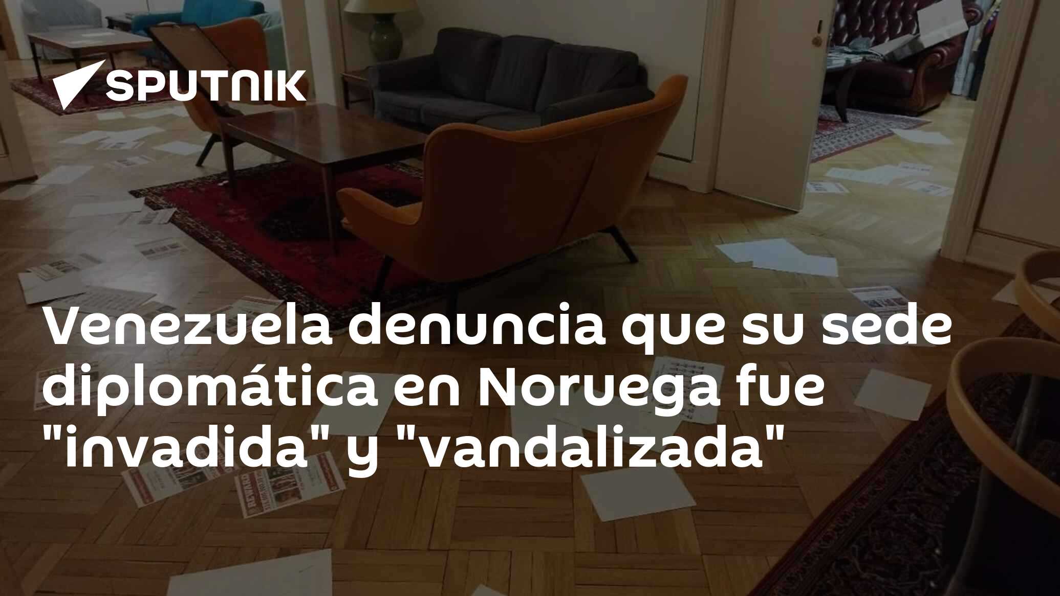 Venezuela denuncia que su sede diplomática en Noruega fue "invadida" y ...