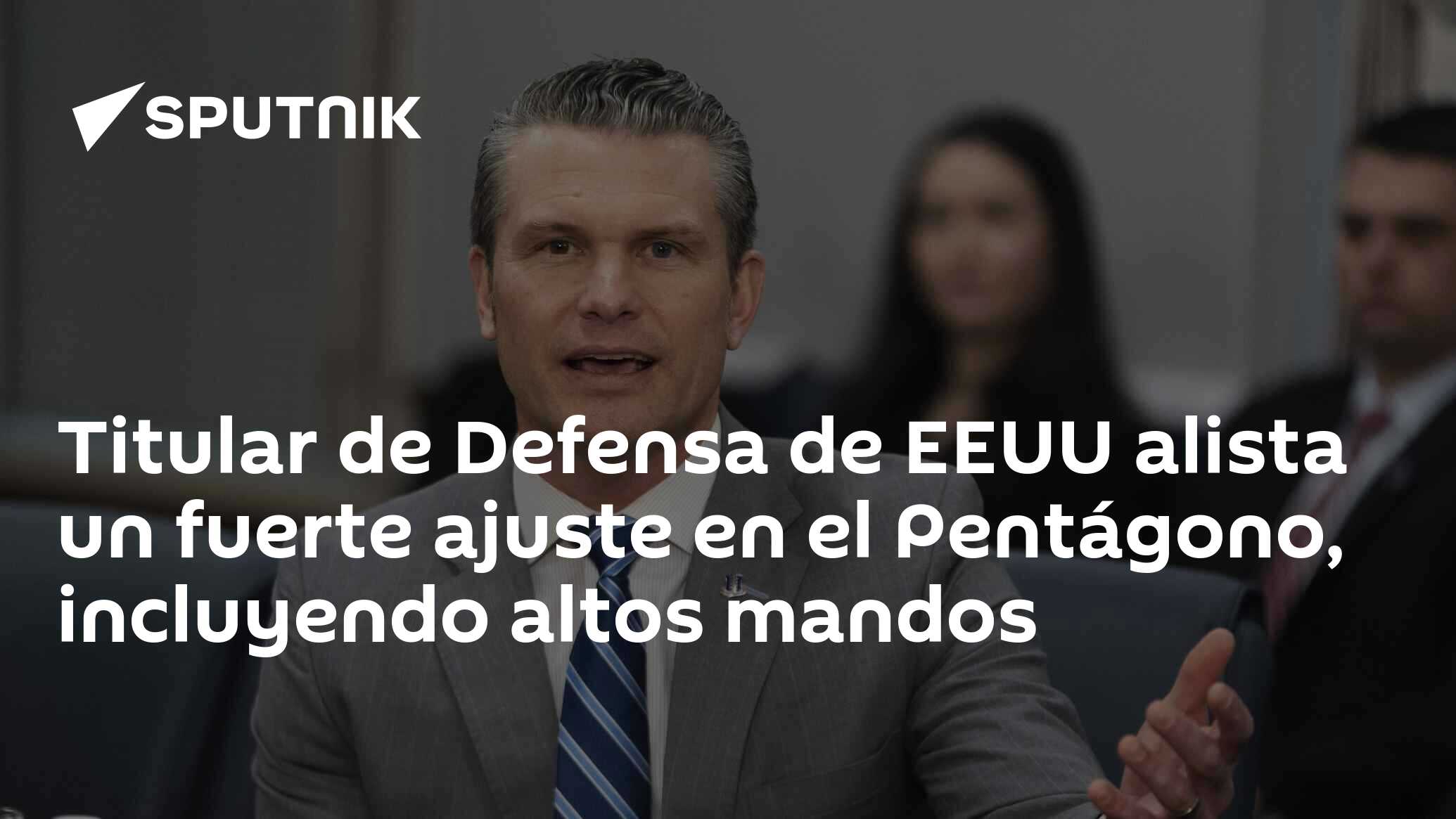 Titular de Defensa de EEUU alista un fuerte ajuste en el Pentágono ...