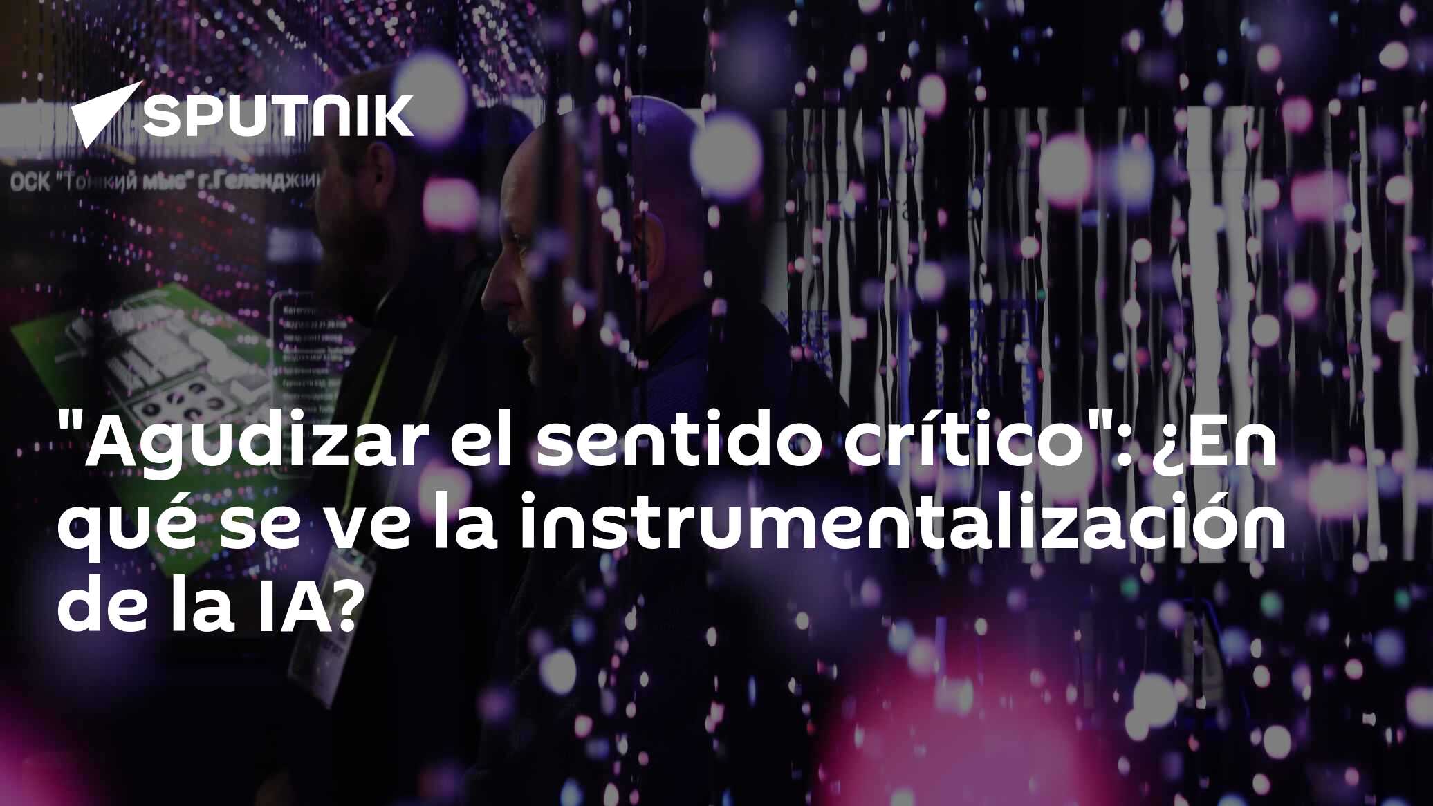 "Agudizar el sentido crítico": ¿En qué se ve la instrumentalización de ...