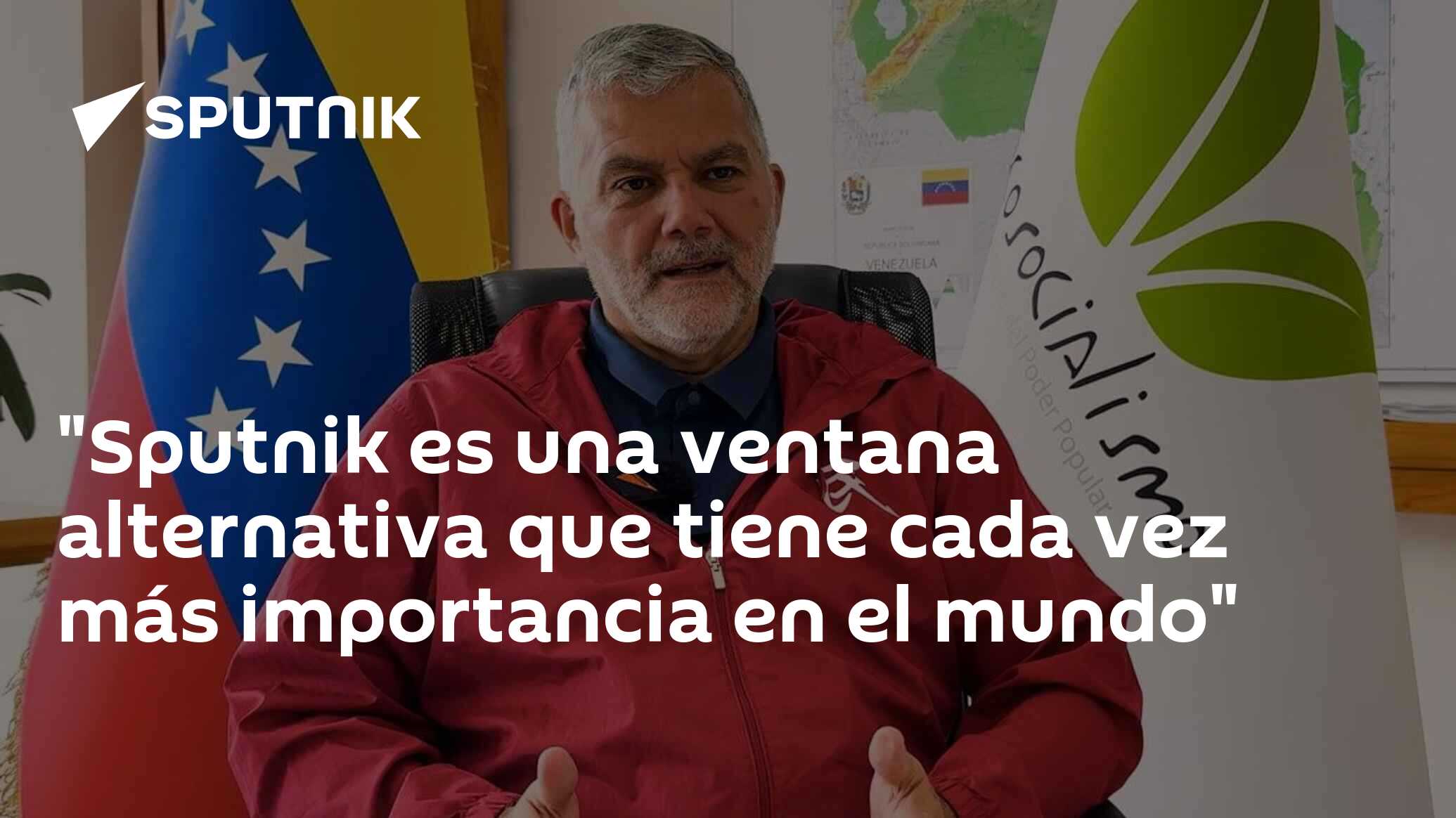 "Sputnik es una ventana alternativa que tiene cada vez más importancia ...