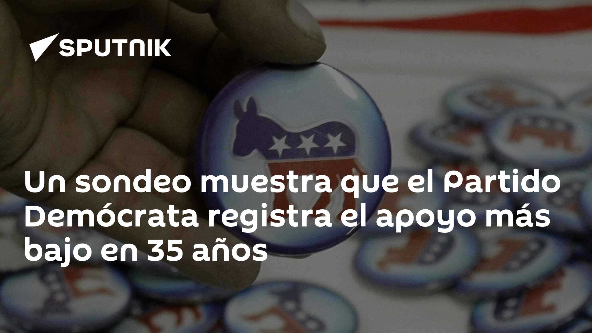 Un sondeo muestra que el Partido Demócrata registra el apoyo más bajo ...