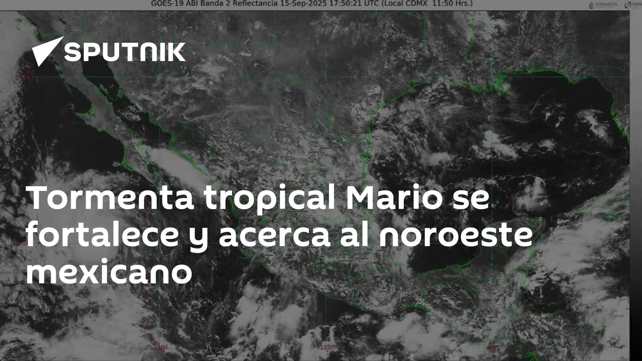 Tormenta tropical Mario se fortalece y acerca al noroeste mexicano - 16 ...