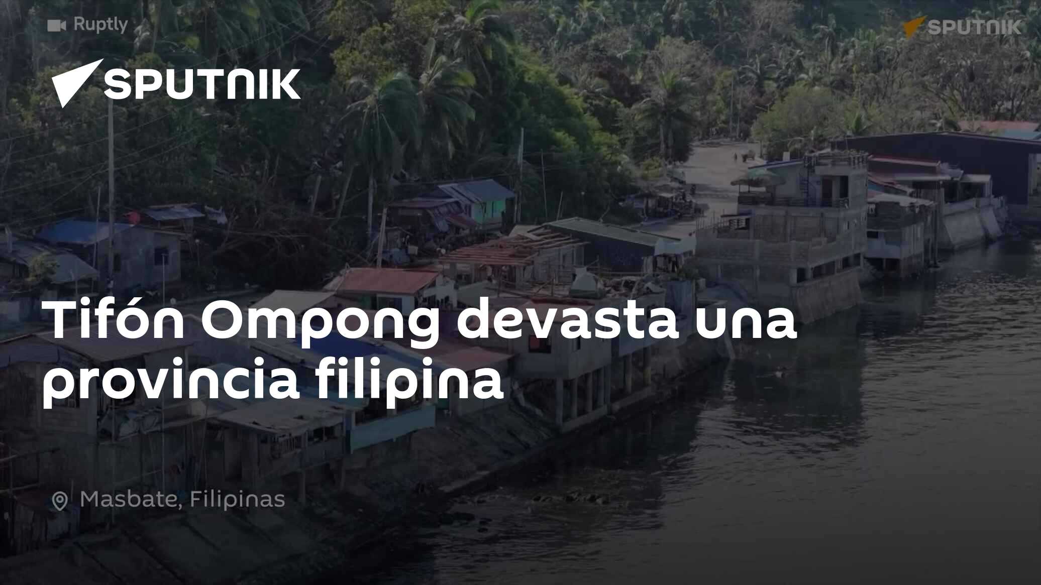 Tifón Ompong devasta una provincia filipina - 30.09.2025, Sputnik Mundo