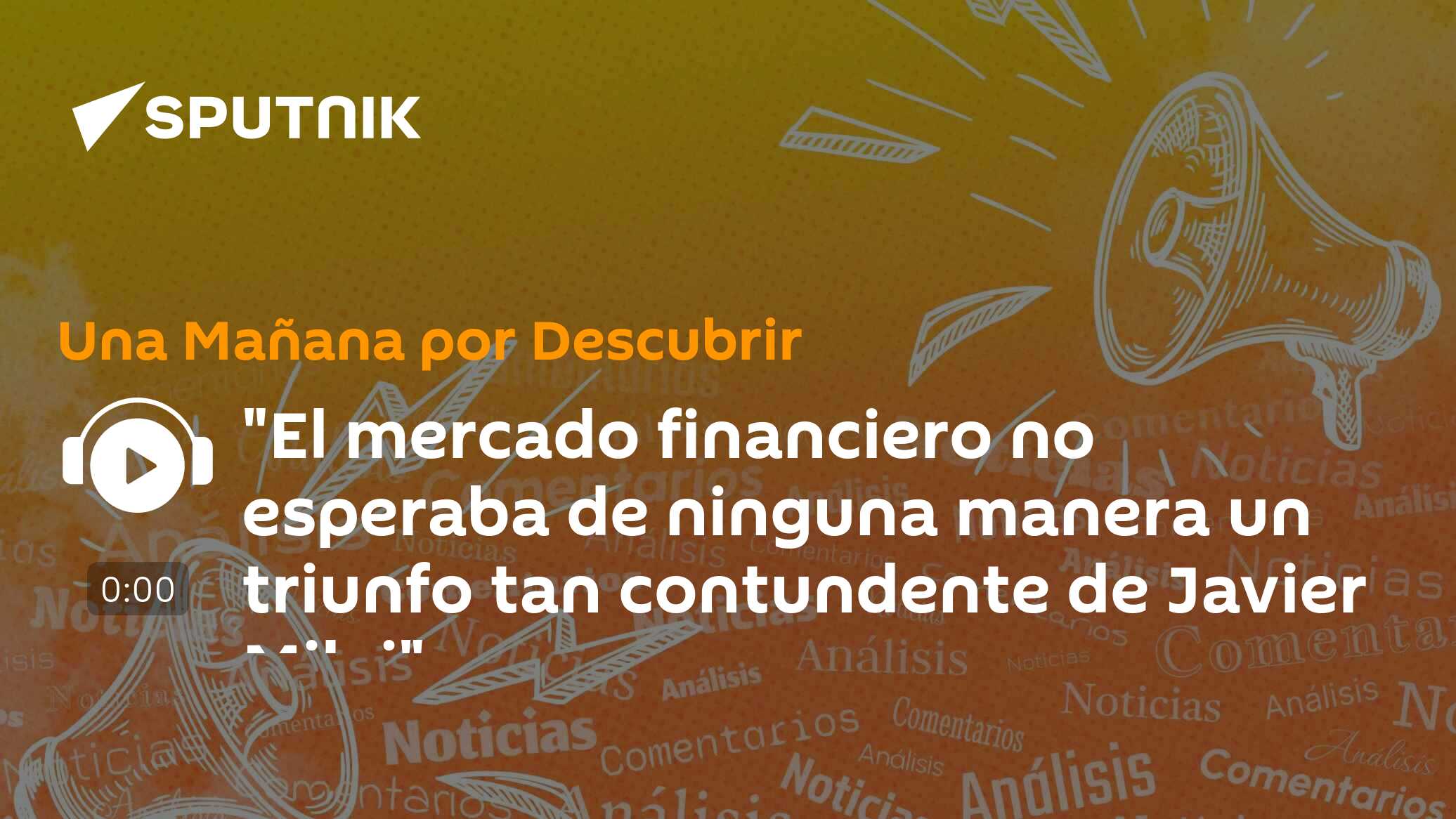 "El mercado financiero no esperaba de ninguna manera un triunfo tan ...