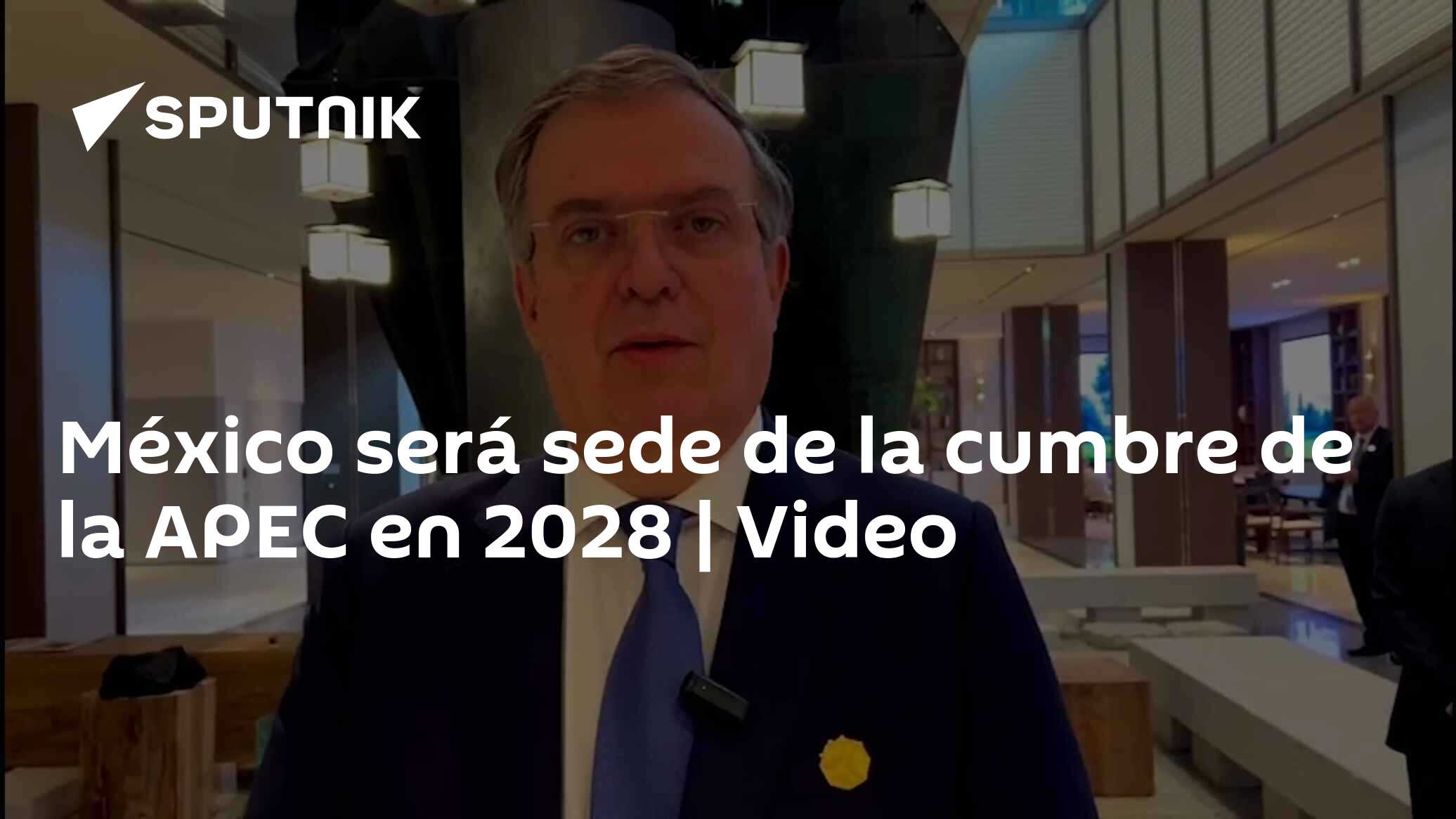 México será sede de la cumbre de la APEC en 2028 | Video - 02.11.2025 ...