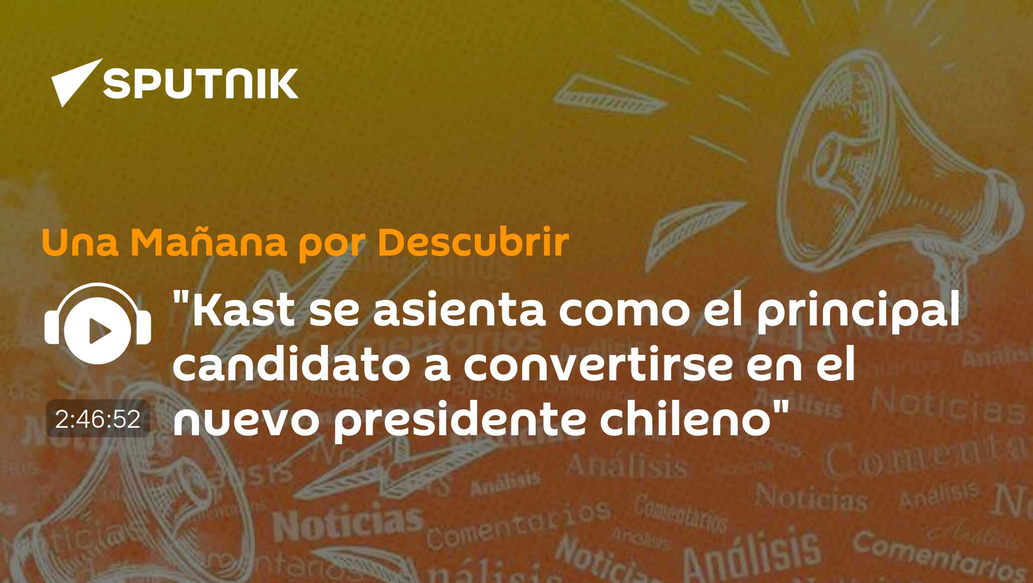 "Kast se asienta como el principal candidato a convertirse en el nuevo ...