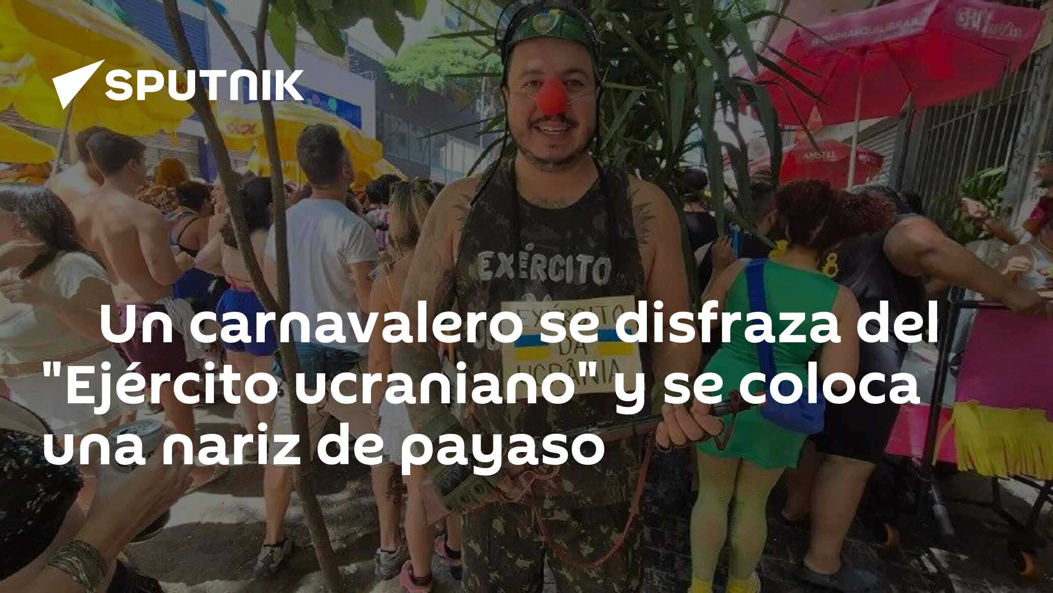🪖 Un carnavalero se disfraza del "Ejército ucraniano" y se coloca una ...