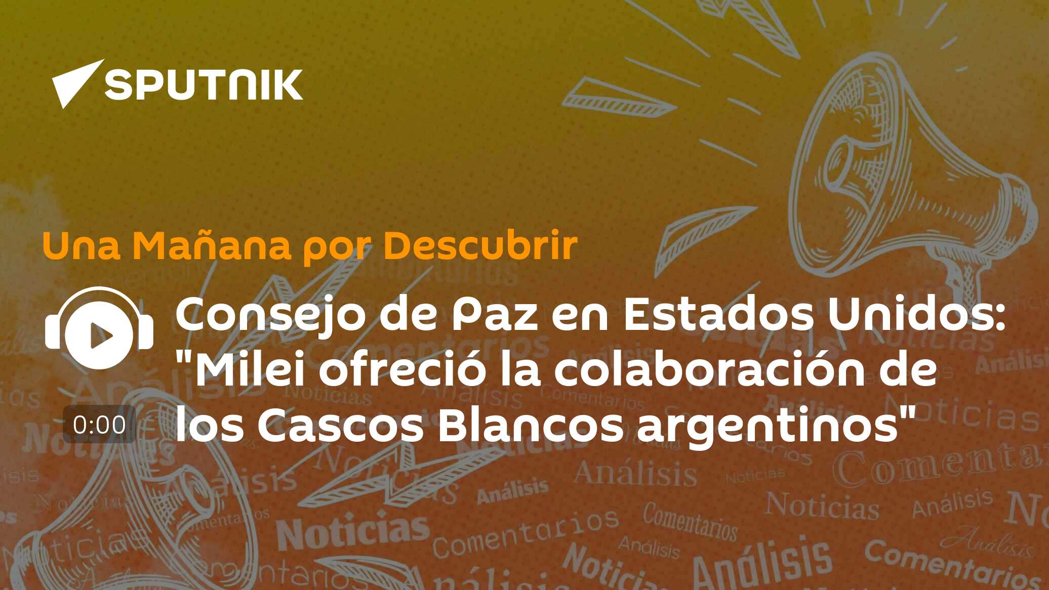 Consejo de Paz en Estados Unidos: "Milei ofreció la colaboración de los ...