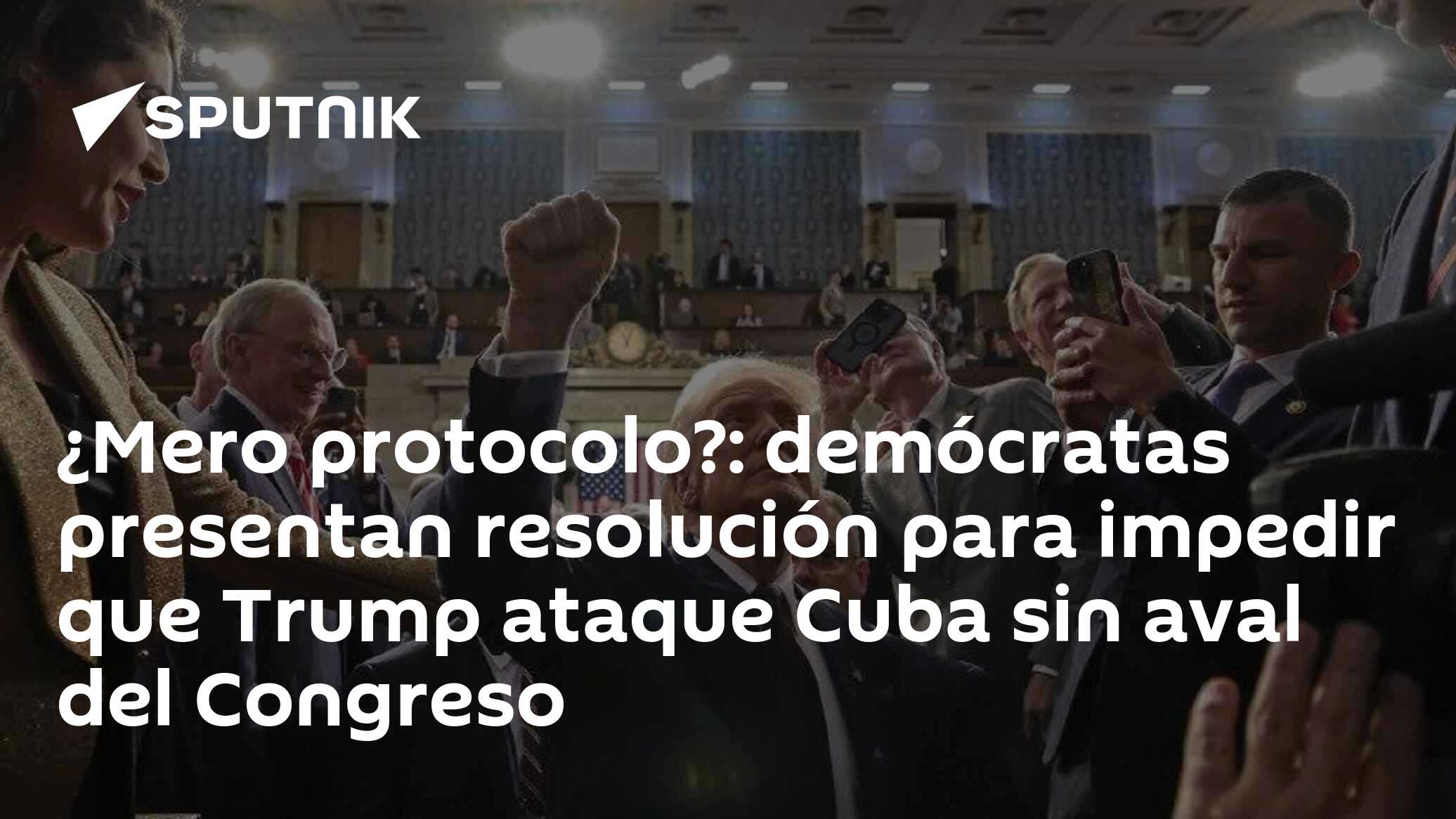 ¿Mero protocolo?: demócratas presentan resolución para impedir que ...