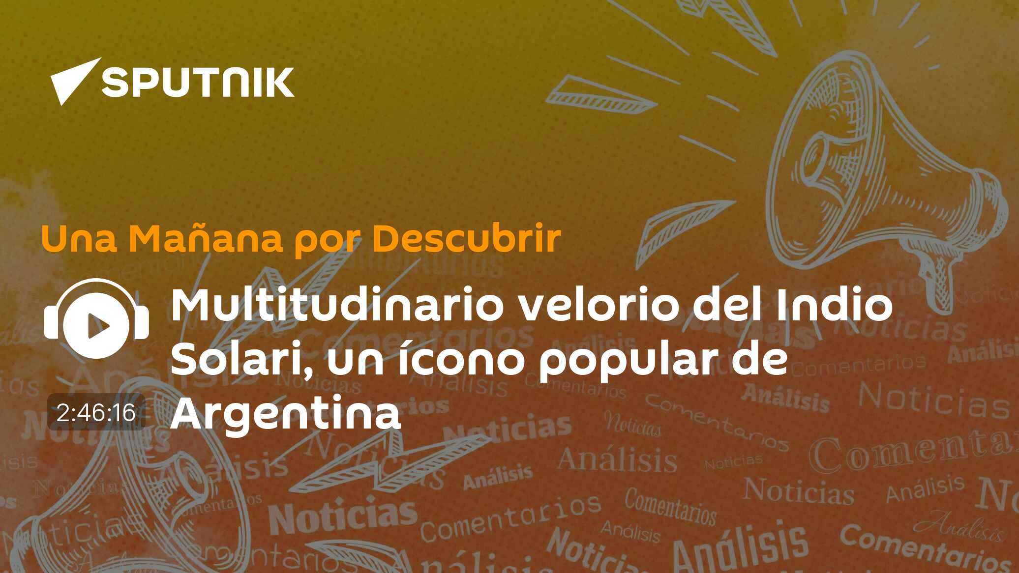 Multitudinario velorio del Indio Solari, un ícono popular de Argentina ...