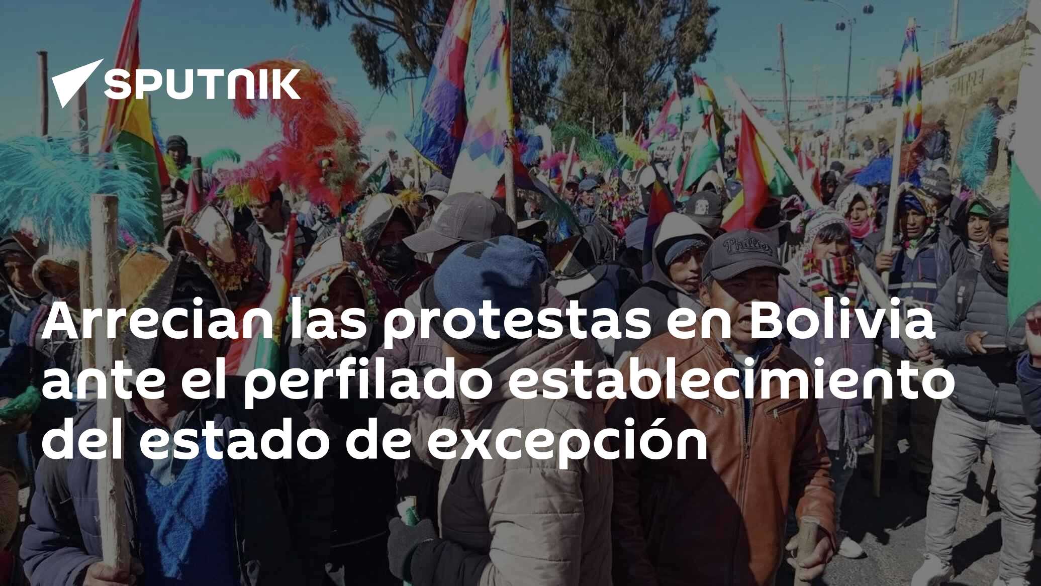 Arrecian las protestas en Bolivia ante el perfilado establecimiento del ...