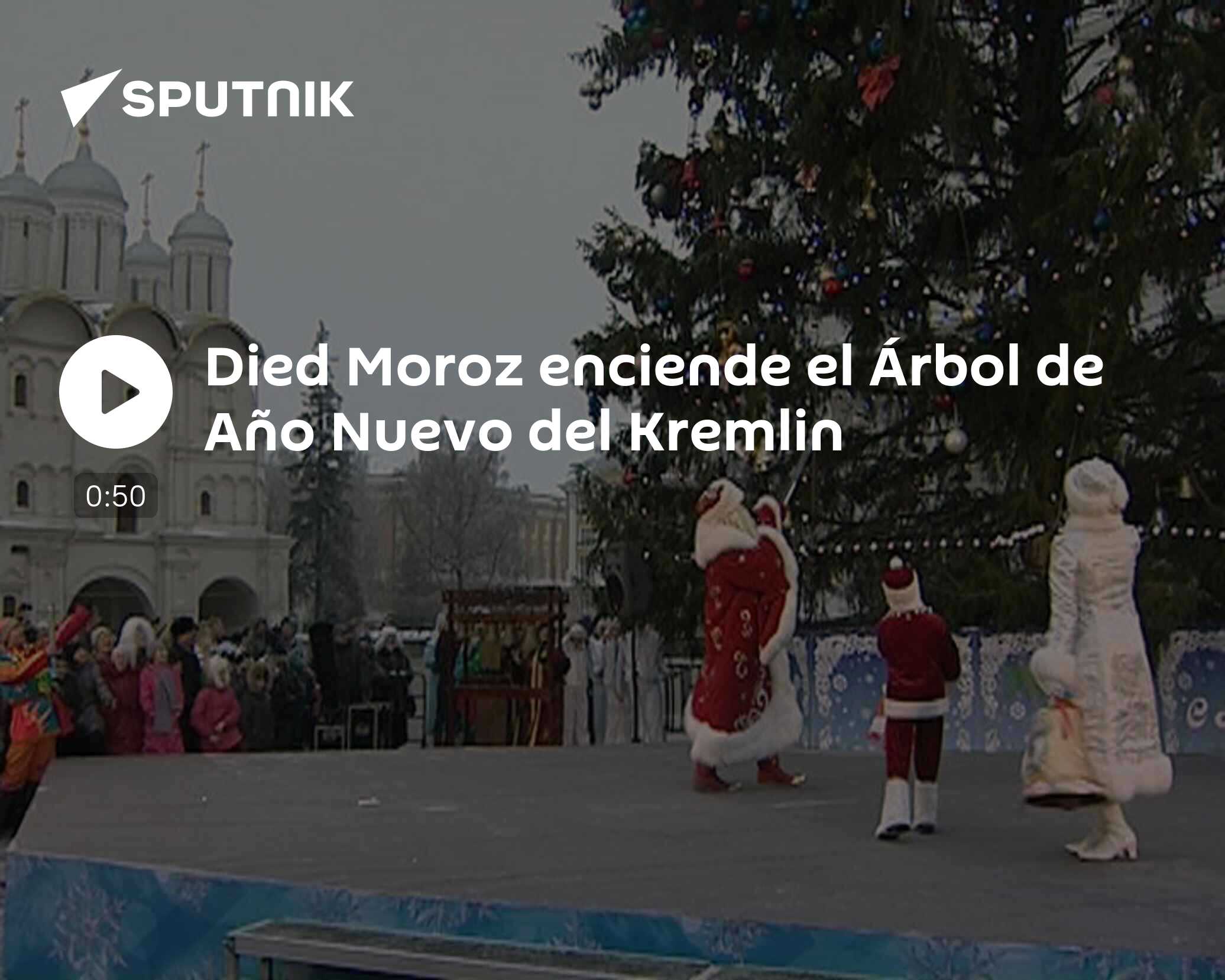 Died Moroz enciende el Árbol de Año Nuevo del Kremlin - 27.12.2010 ...
