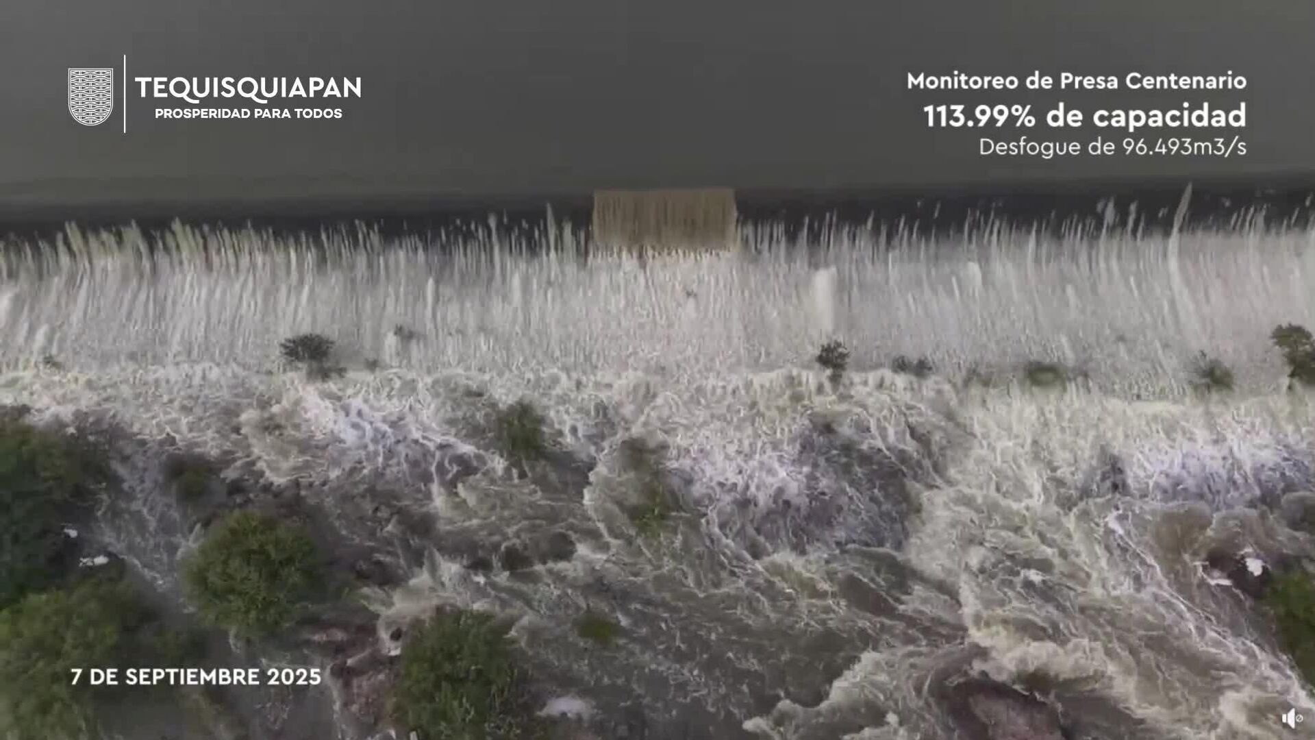 Se desborda presa en estado del centro de México y provoca daños a viviendas - 08.09.2025 ...